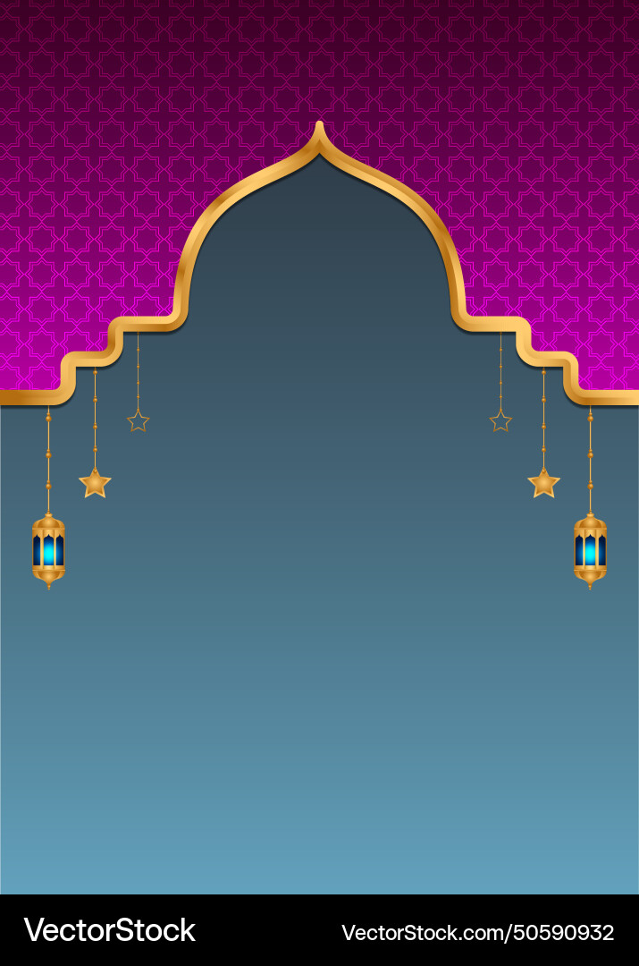 Islamic pattern for holiday design with ramadan Vector Image