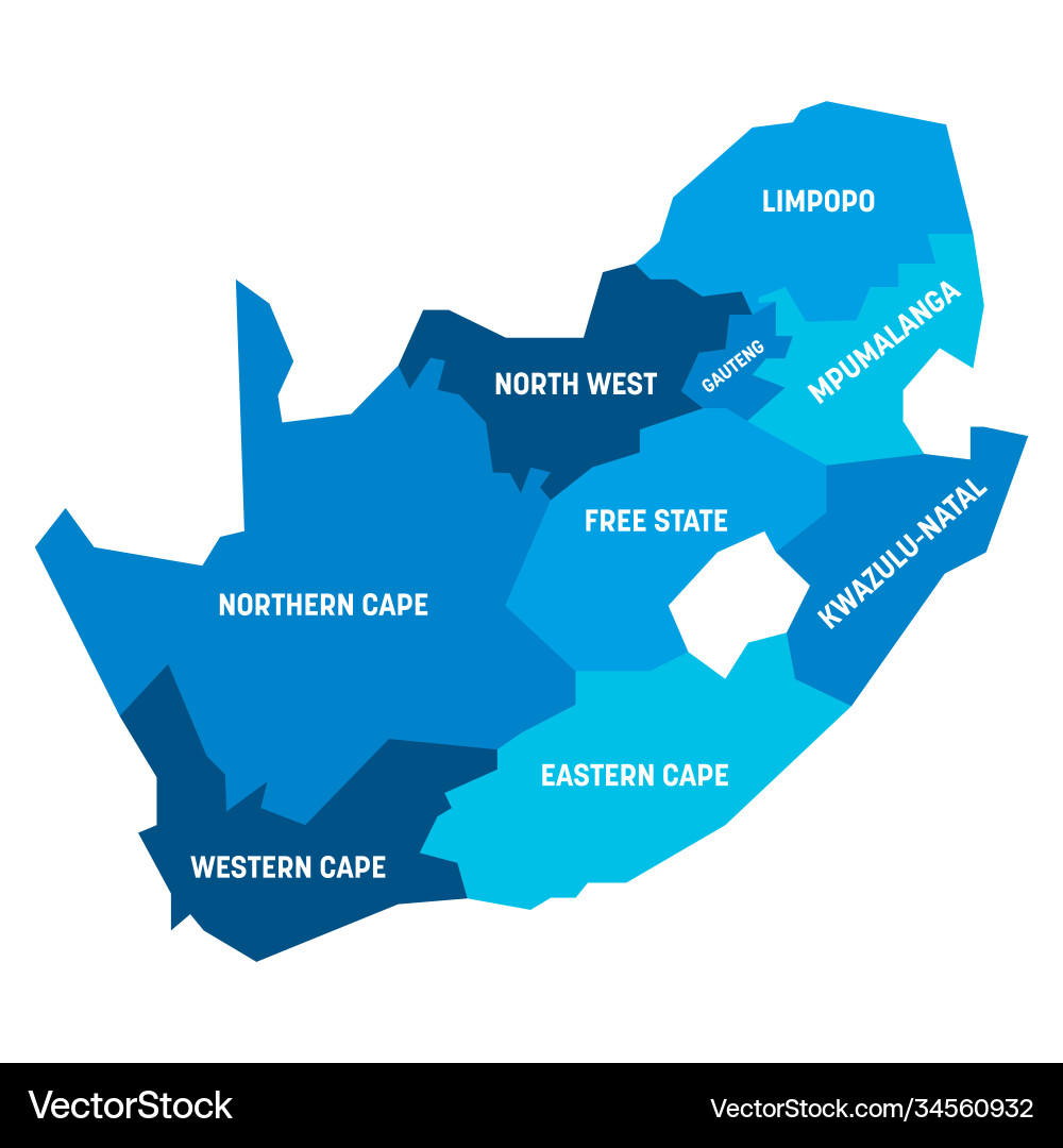 Provinces South Africa Map