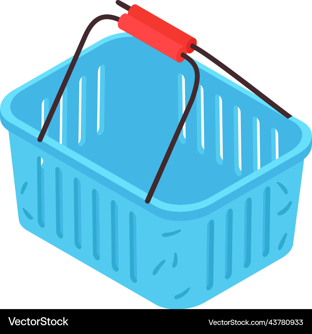 Shopping basket Royalty Free Vector Image - VectorStock