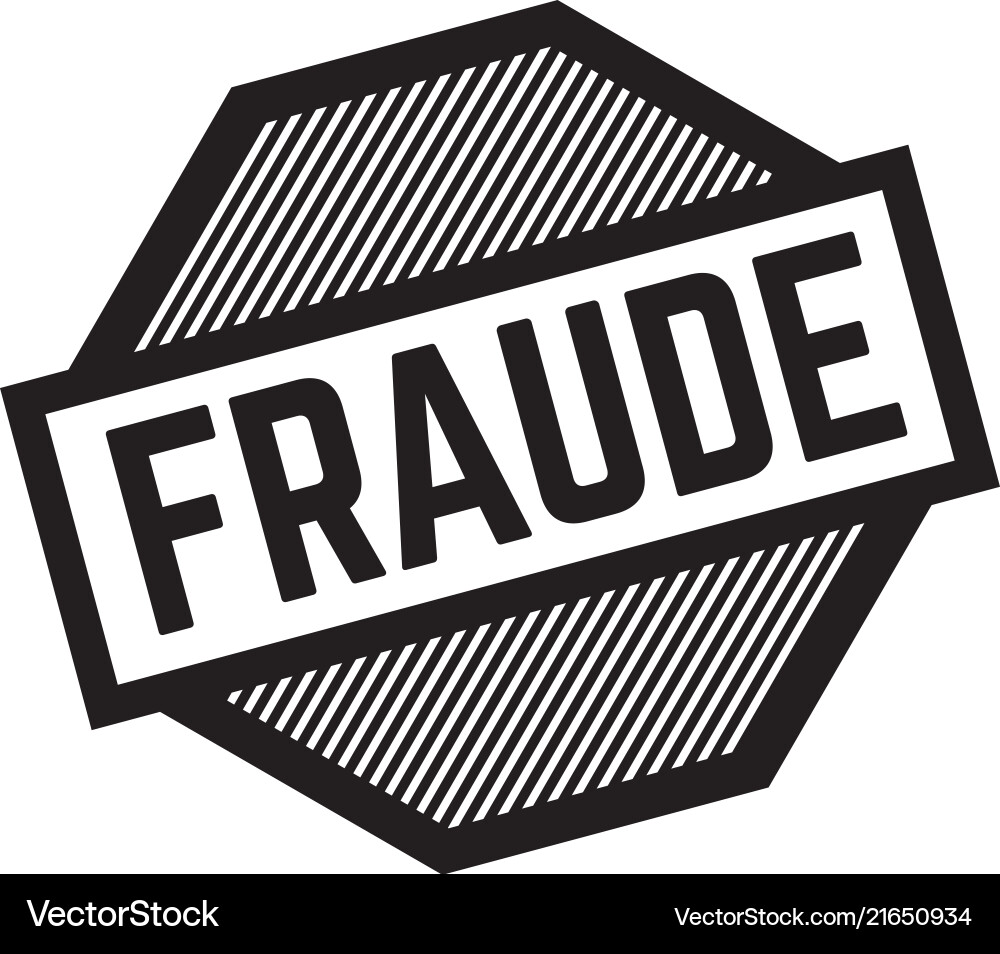 Fraud black stamp Royalty Free Vector Image - VectorStock