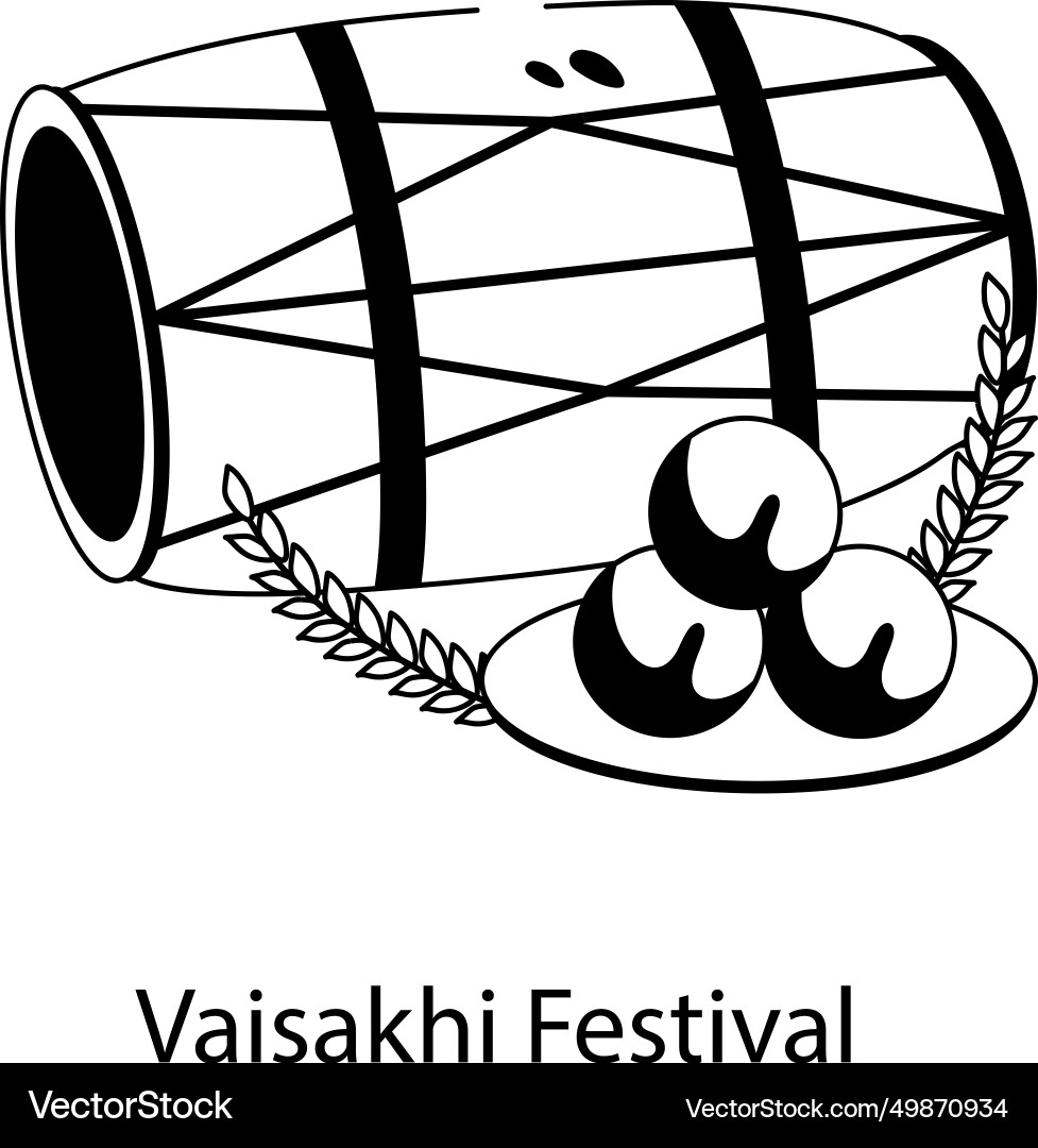 Vaisakhi festival Royalty Free Vector Image - VectorStock