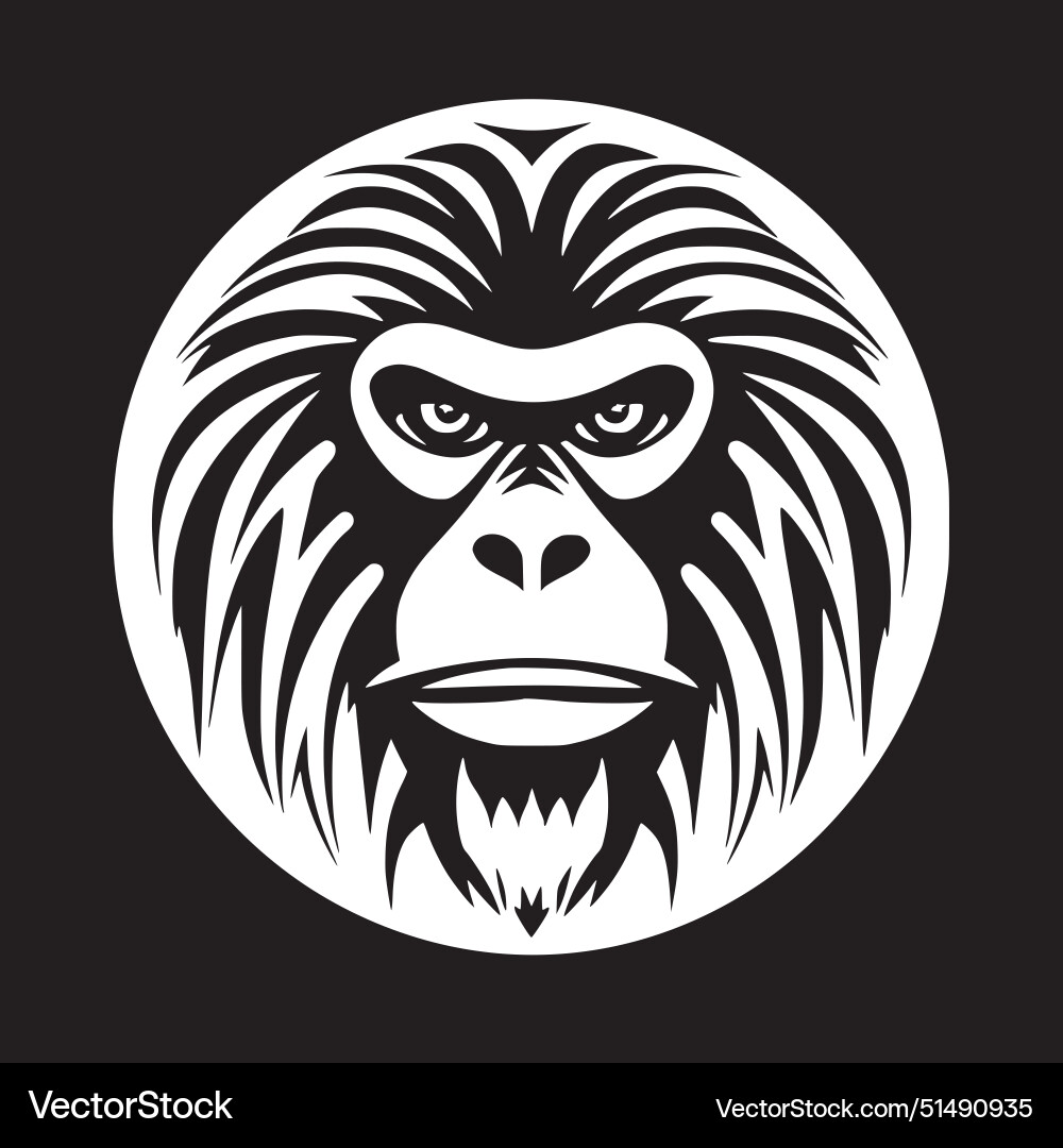 Baboon - high quality logo ideal for t-shirt Vector Image
