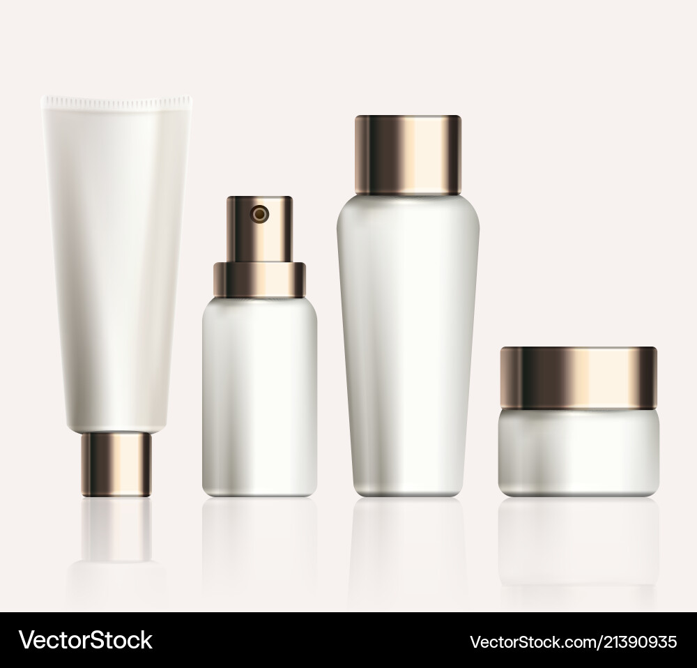 Cosmetic products Royalty Free Vector Image - VectorStock