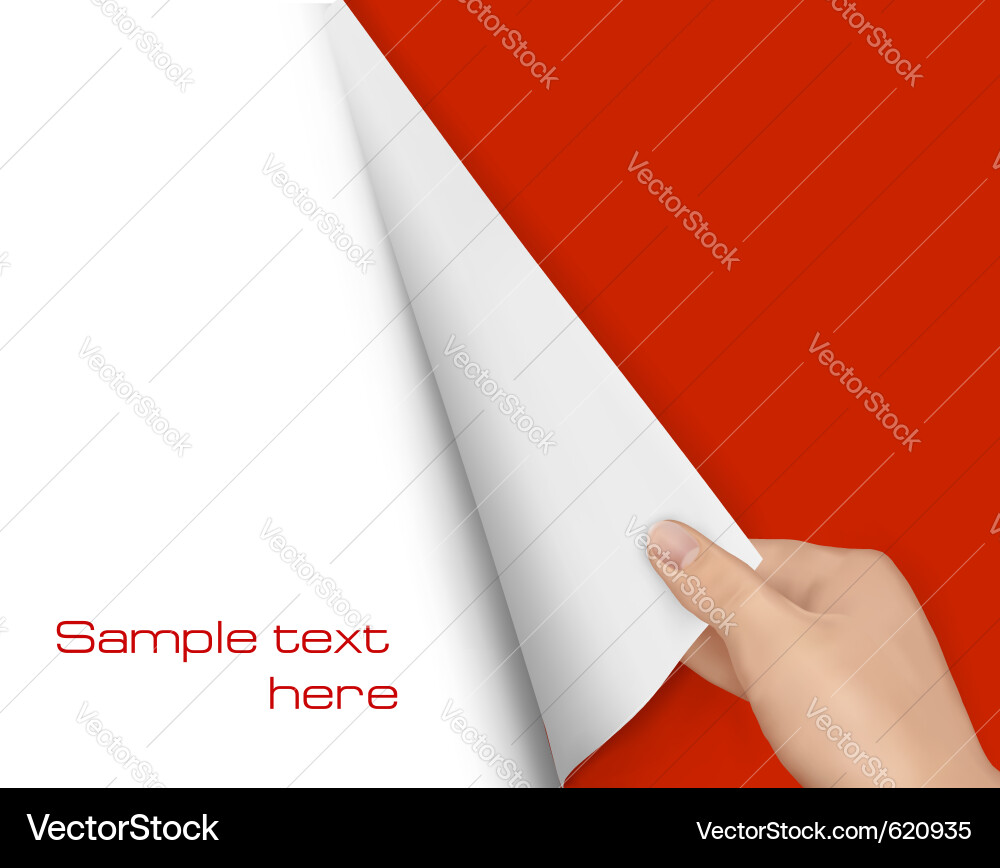 Page turn Royalty Free Vector Image - VectorStock