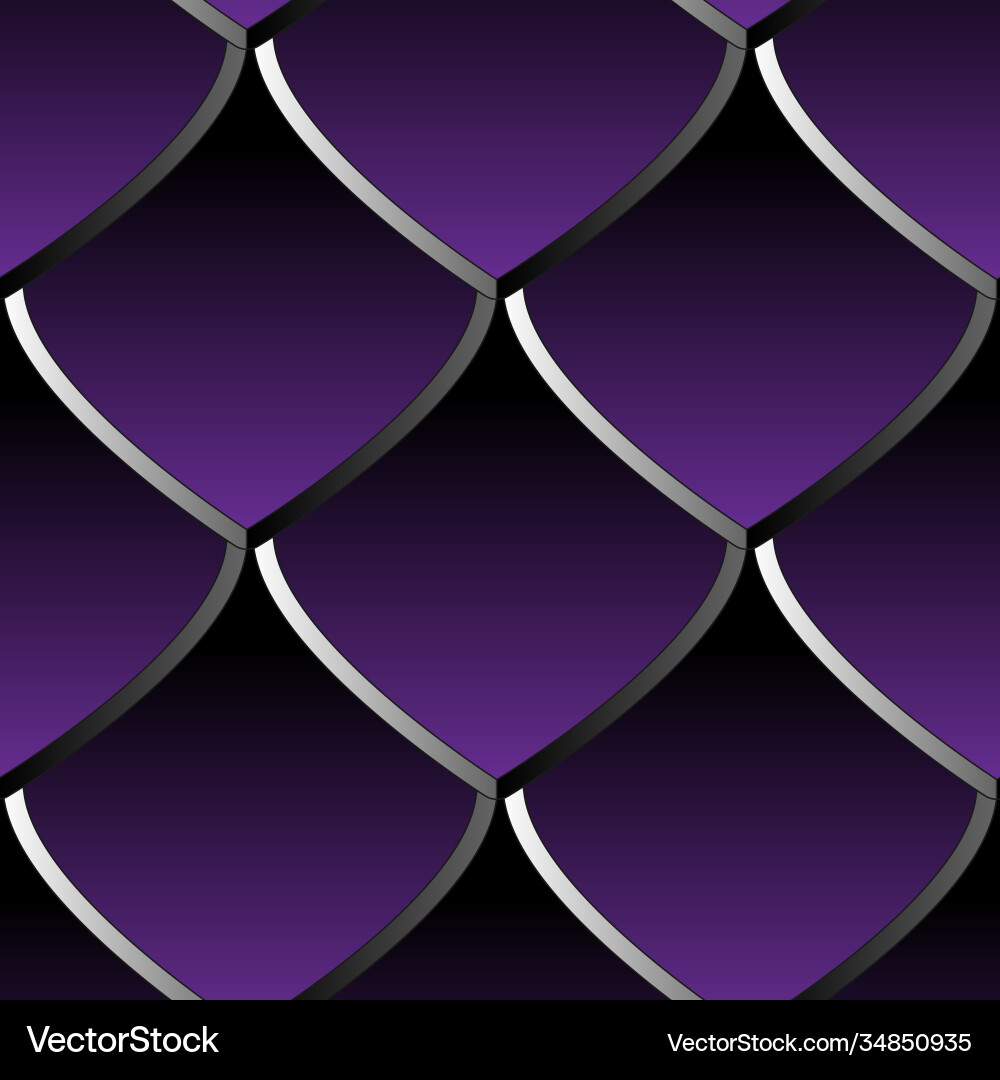 Seamless purple chain mail dragon scales Vector Image