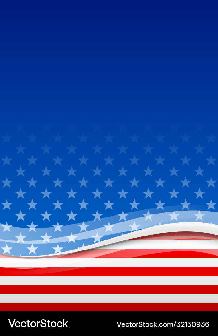 American background Royalty Free Vector Image - VectorStock