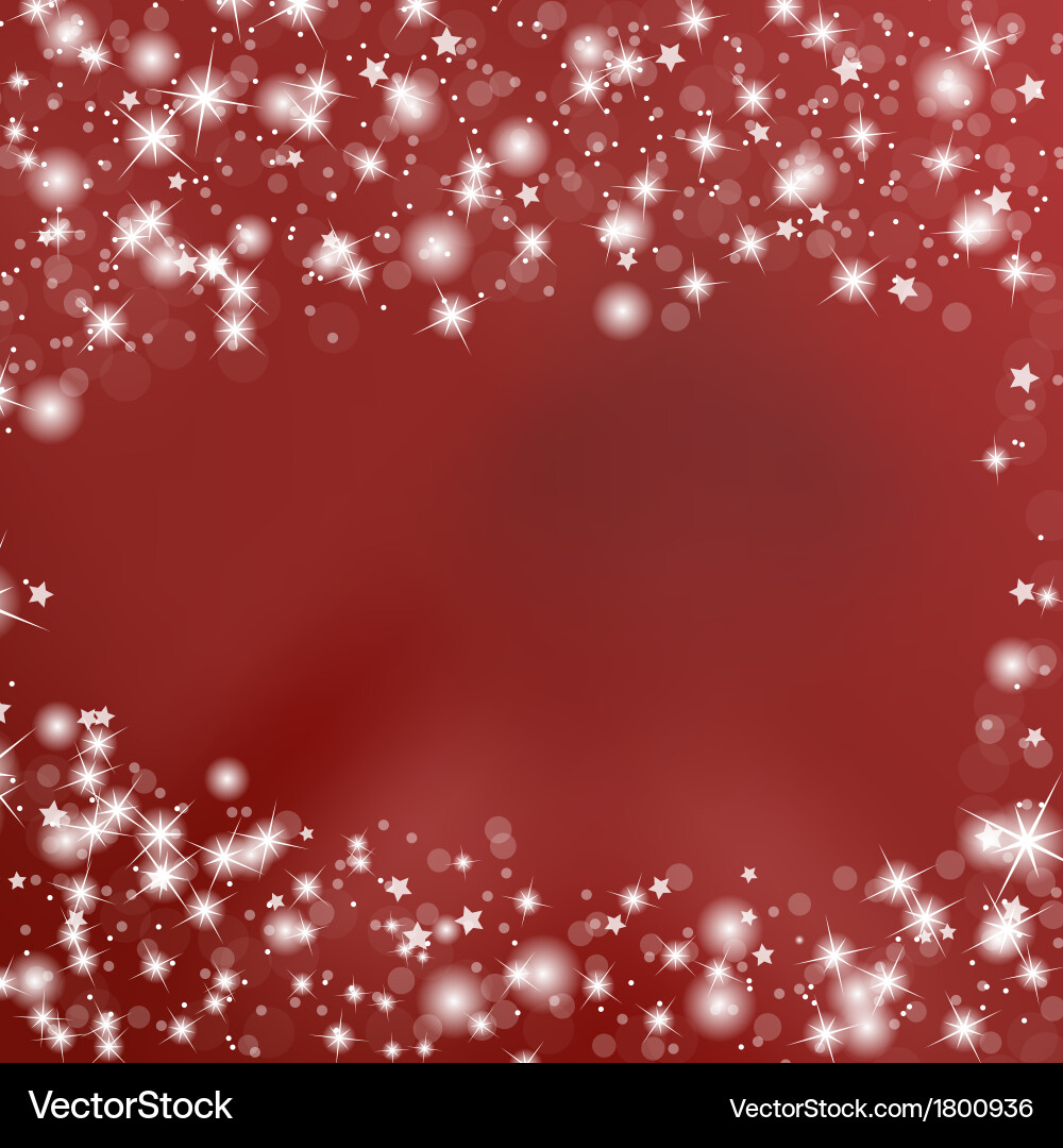 Red background with stars Royalty Free Vector Image