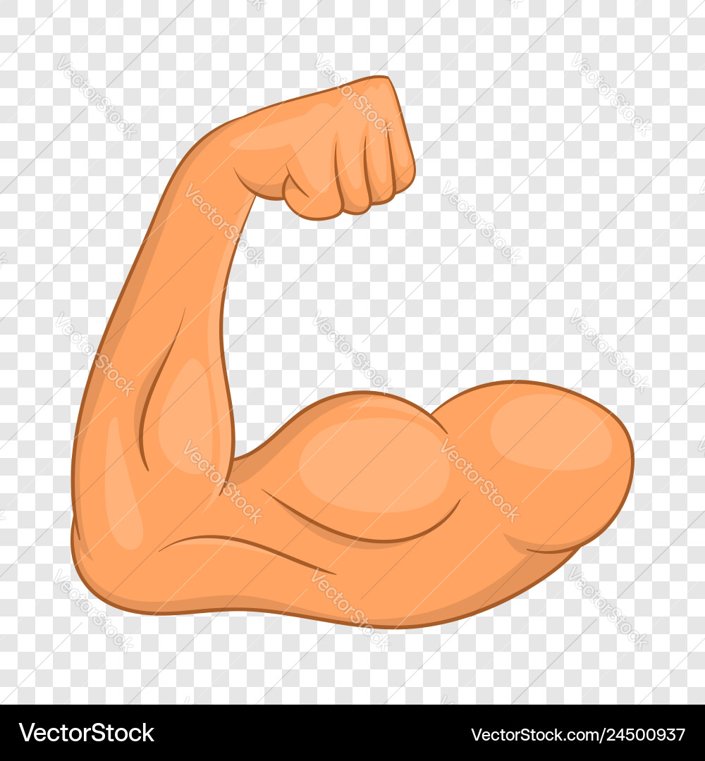 Cartoon Muscle Arm