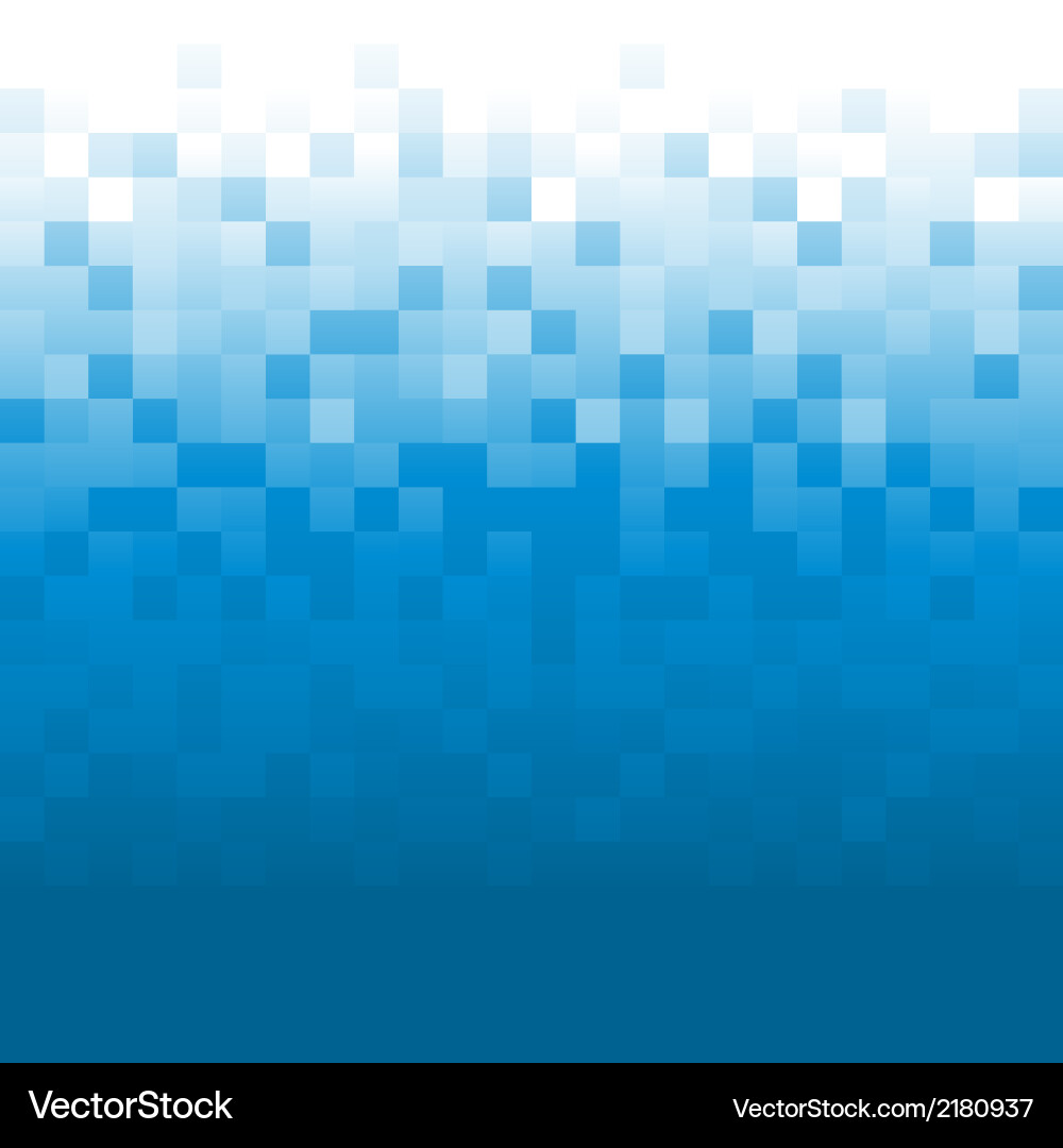 Blue pixel background Royalty Free Vector Image