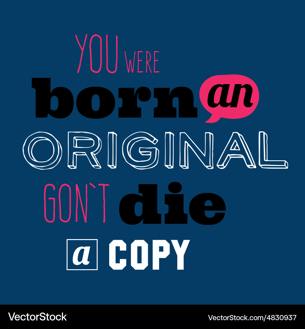 Inspirational and motivational quotes Royalty Free Vector