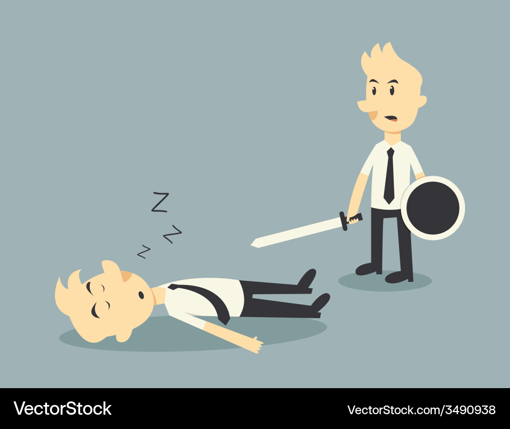 Business competition Royalty Free Vector Image