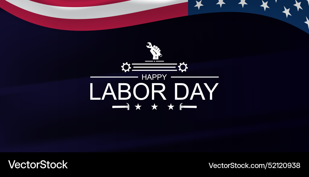 Celebrating labor day a time of reflection Vector Image