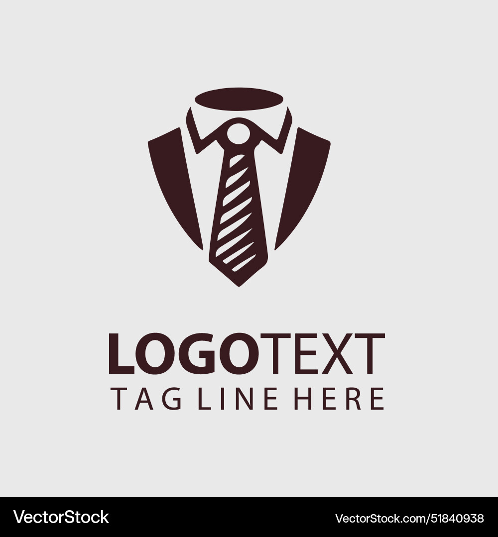 Tie logo Royalty Free Vector Image - VectorStock