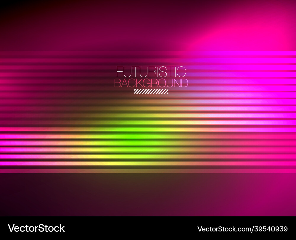 Bright neon color techno abstract background Vector Image