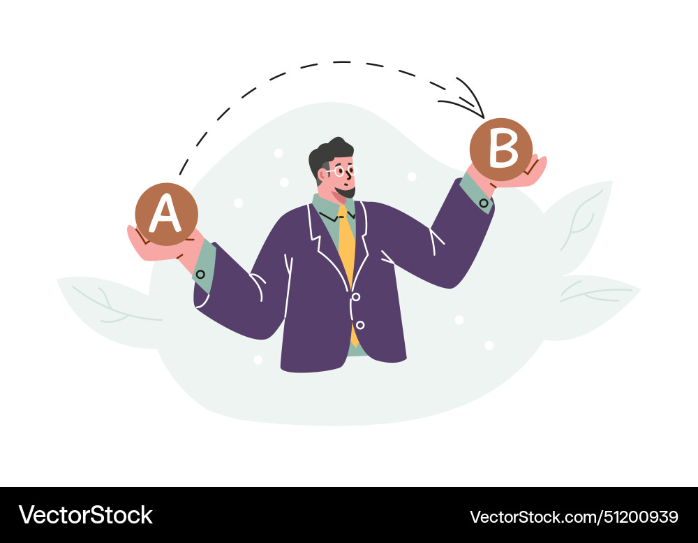 Juggling academic Royalty Free Vector Image - VectorStock