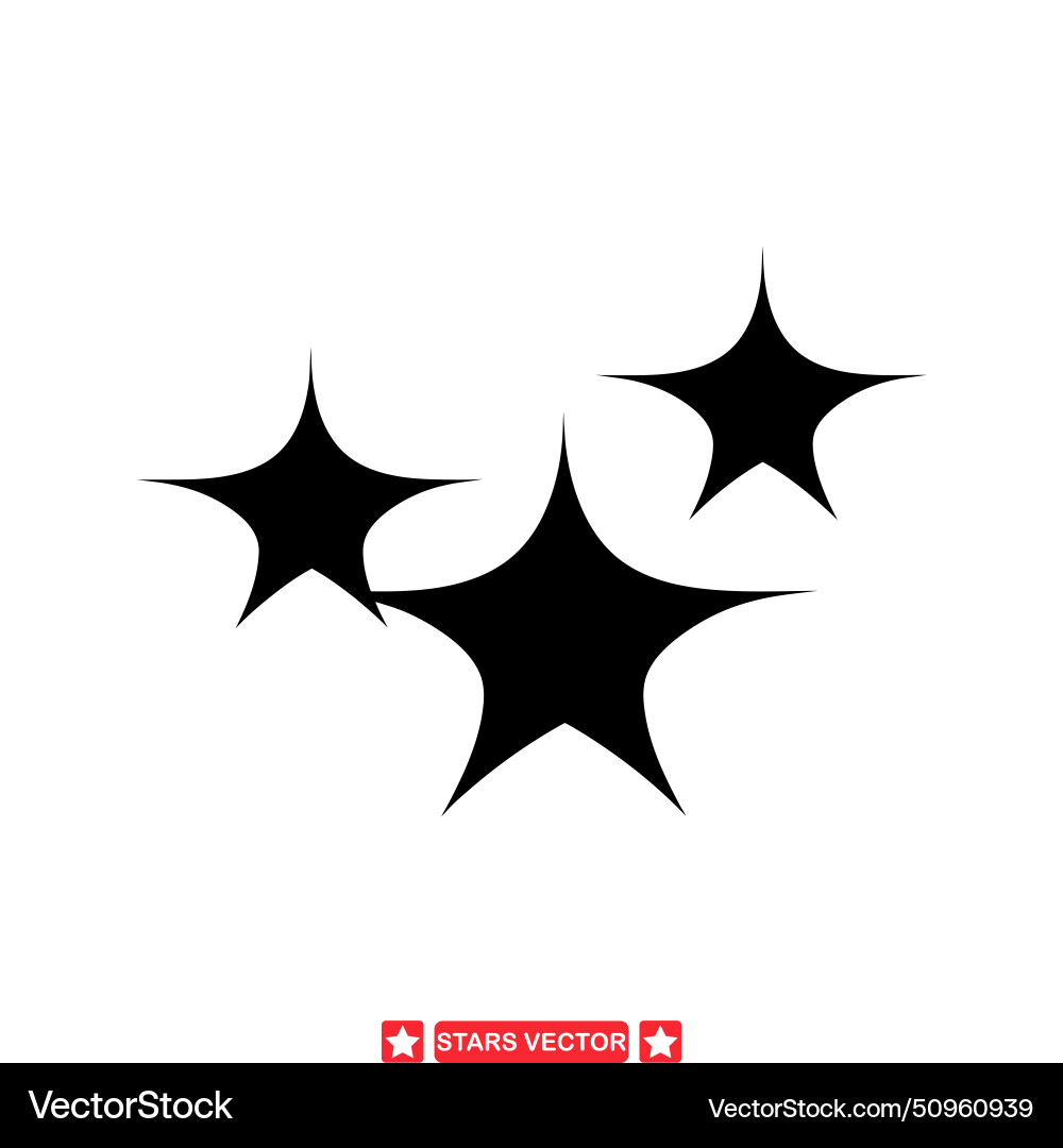 Stellar symphony a stunning array of star Vector Image