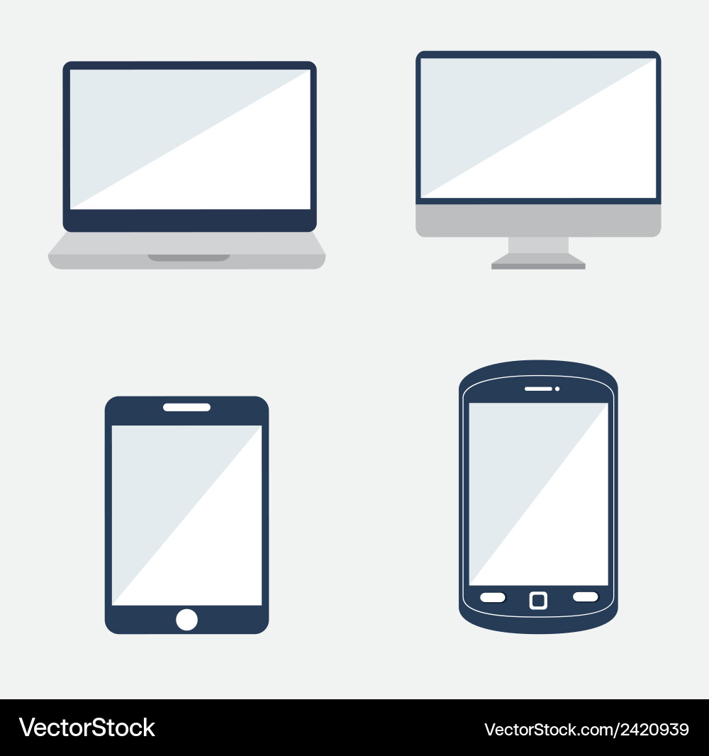 Studio pc 208 Royalty Free Vector Image - VectorStock