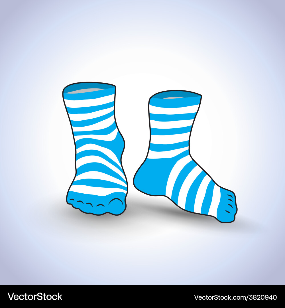 Socks Royalty Free Vector Image - VectorStock