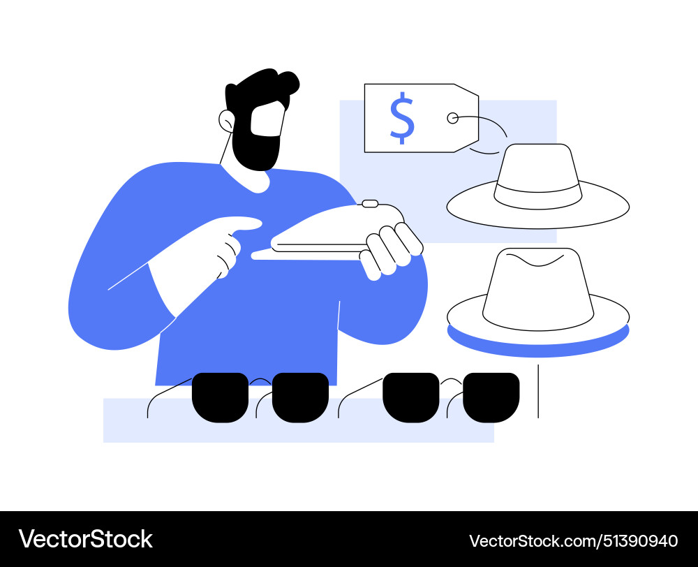 Stylish accessories isolated cartoon Royalty Free Vector