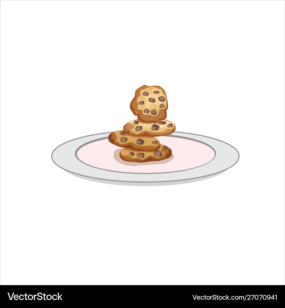 Cookies design Royalty Free Vector Image - VectorStock