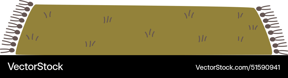 Home rug hand drawn Royalty Free Vector Image - VectorStock