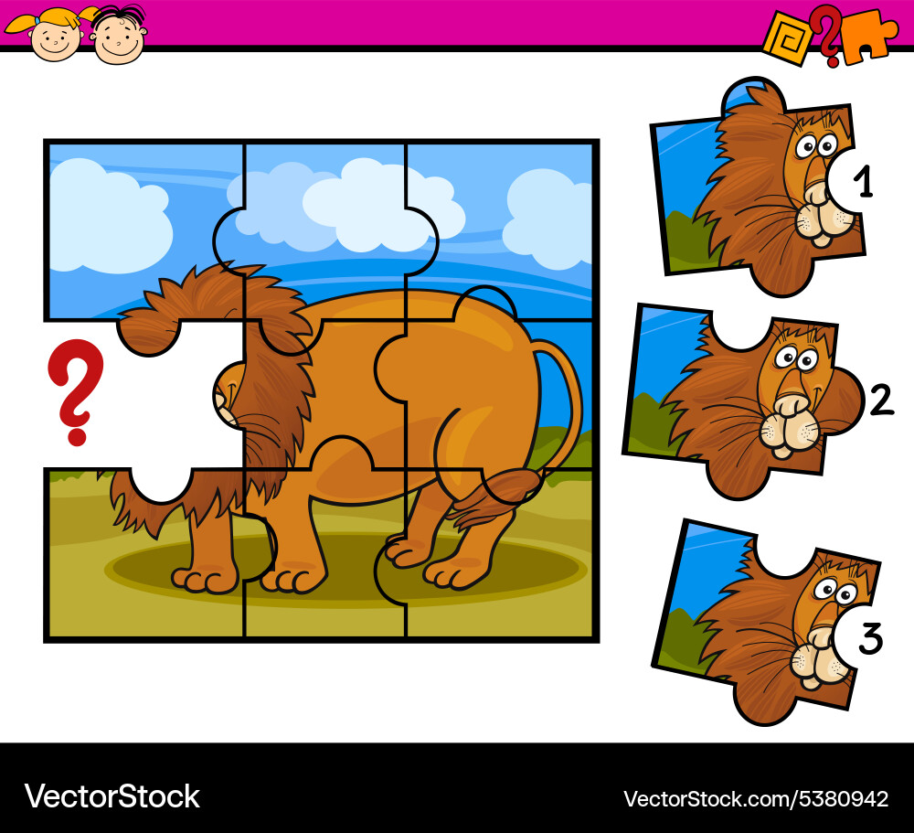 Kindergarten task for children Royalty Free Vector Image