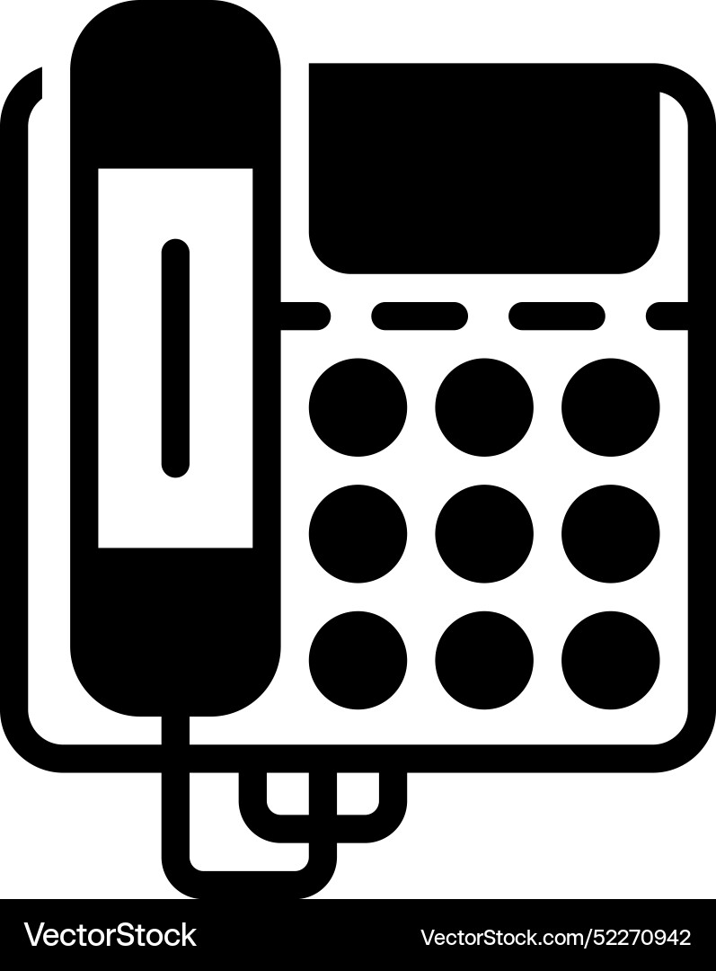 Telephone Royalty Free Vector Image - VectorStock