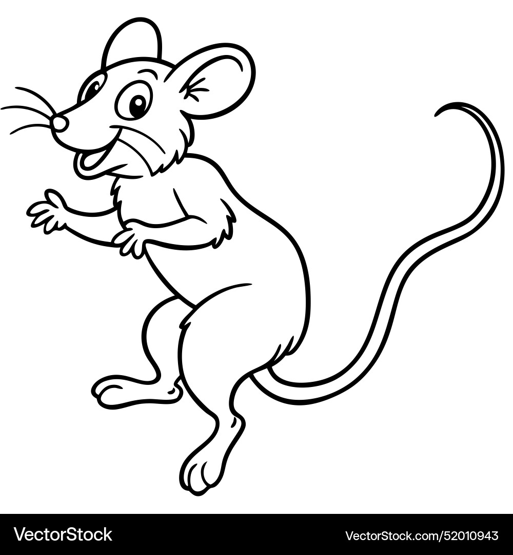 Fancy mouse jumps icon Royalty Free Vector Image