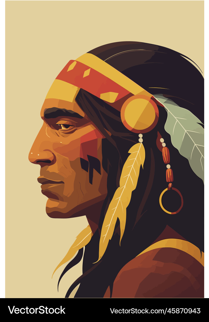 Native American Indian Man