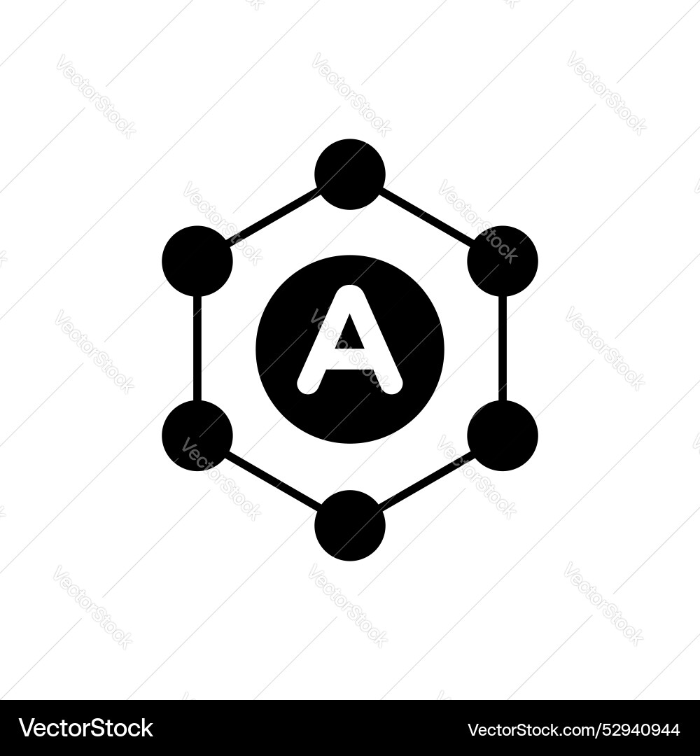 Antioxidant icon set radical and oxidant free Vector Image