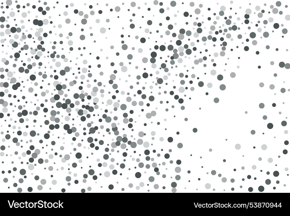 Silber Glitzer Konfetti tolles Design für jede Vektorbild