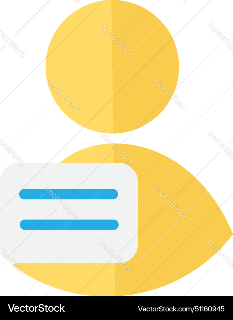 Abstract medical facility patient avatar icon Vector Image