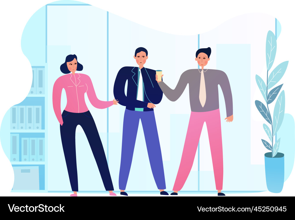 Business Meeting Collaboration Royalty Free Vector Image