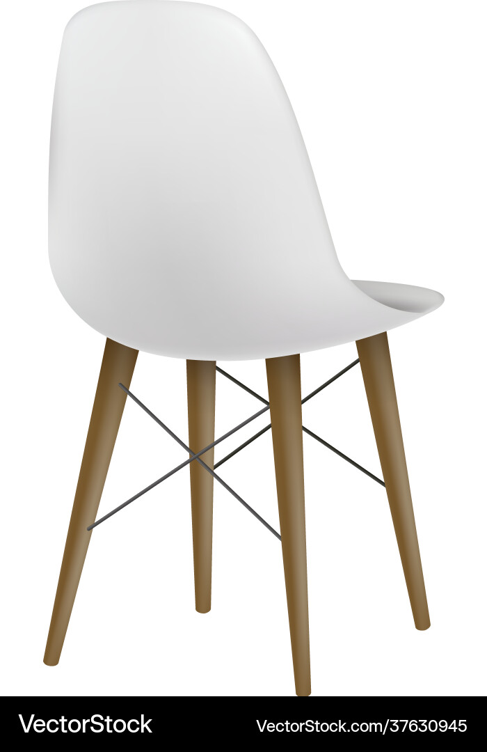 Chair realistic Royalty Free Vector Image - VectorStock