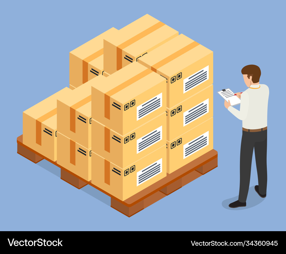 Delivery goods products cardboxes with things Vector Image