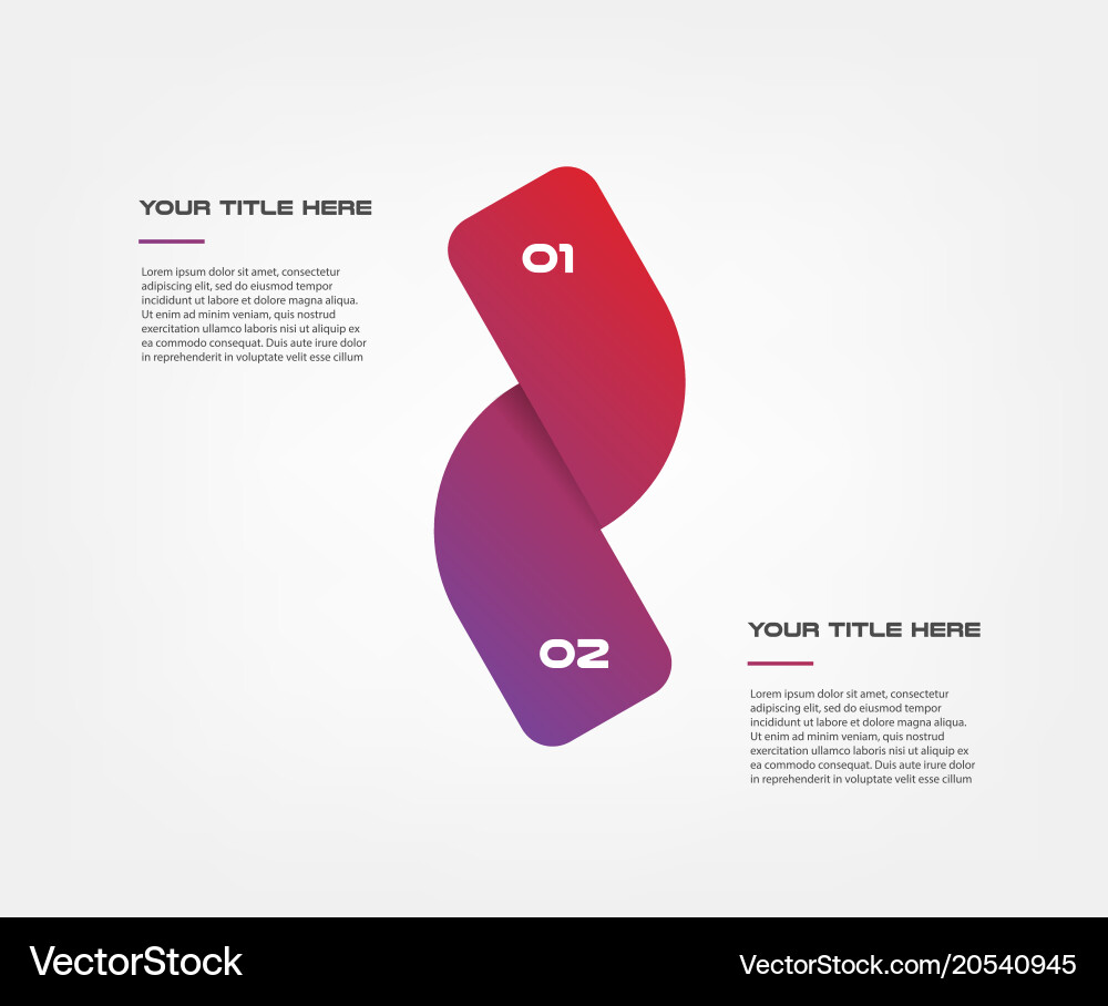 Ribbon-snake icons timelines gradient Royalty Free Vector