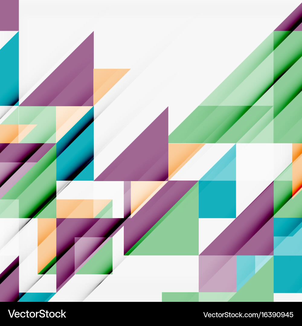 Triangle pattern design background Royalty Free Vector Image