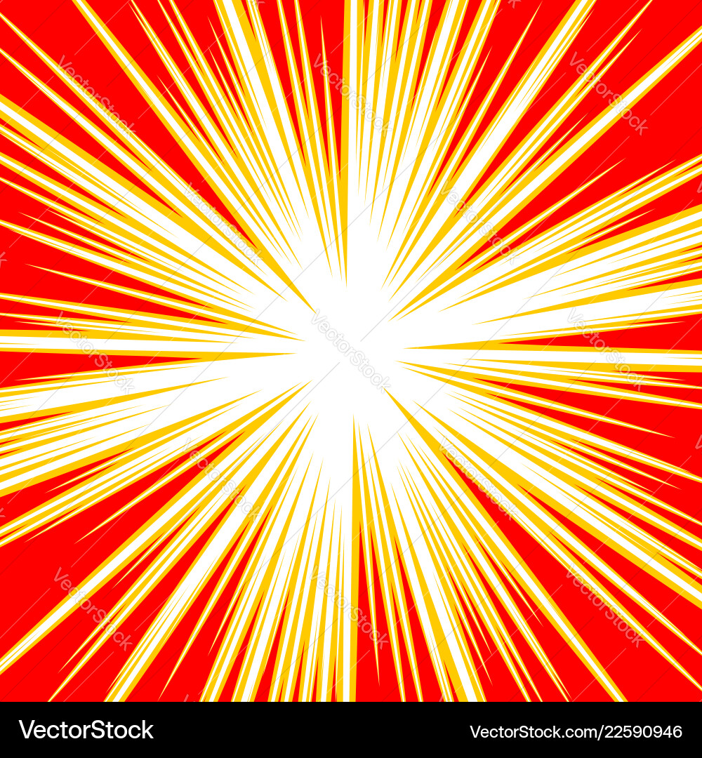 Bursting radial lines dutone explosion effect Vector Image