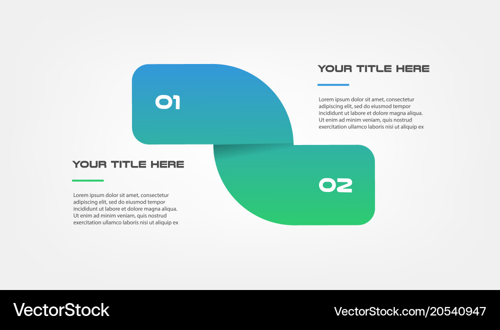 Ribbon-snake icons timelines gradient Royalty Free Vector