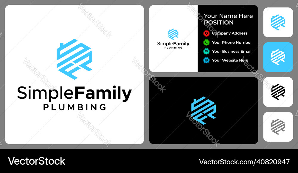 Sfp home logo Royalty Free Vector Image - VectorStock