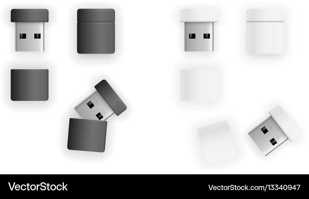Usb stick flash drive Royalty Free Vector Image