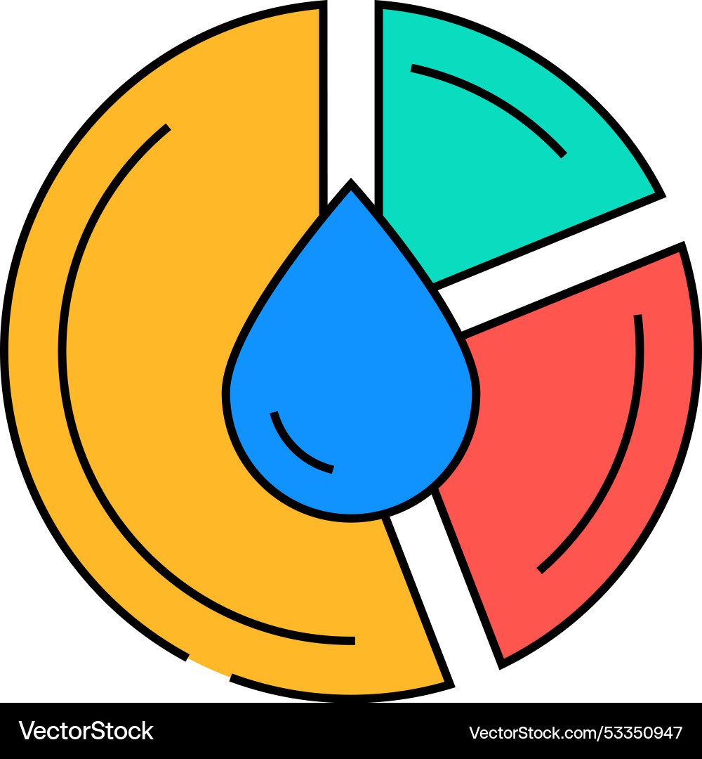 Water resource management hydrogeologist icon Vector Image