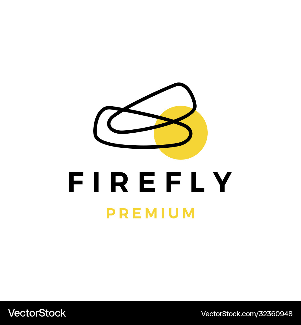 Firefly logo icon Royalty Free Vector Image - VectorStock