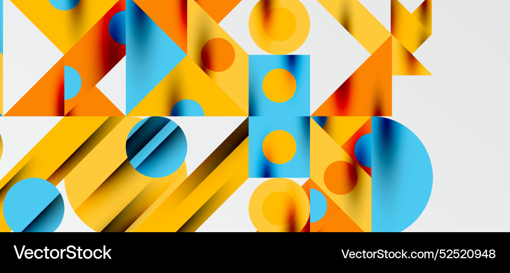 Geometric neo patterns abstract background Vector Image