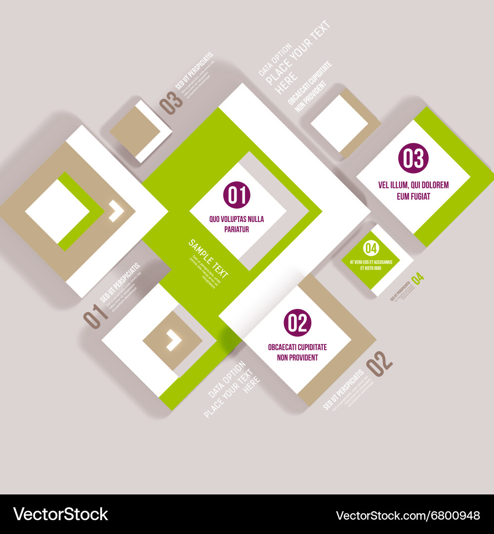 Infographic template Royalty Free Vector Image