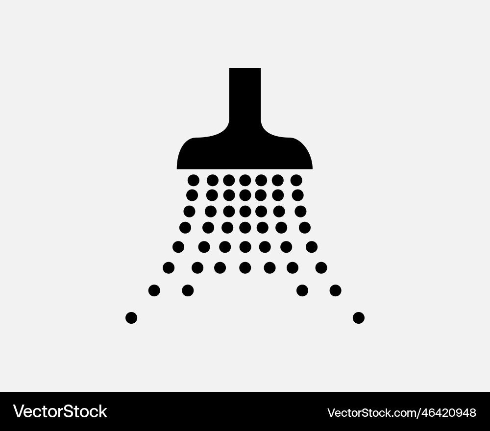 Shower icon Royalty Free Vector Image - VectorStock