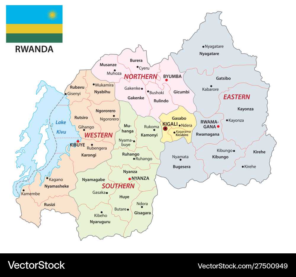 Map Rwanda Kigali Vector Images (over 320)
