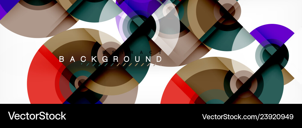 Circular abstract background Royalty Free Vector Image