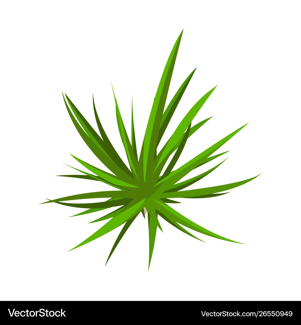 Design Sträucher und grüne Symbol-Set Lizenzfreier Vektor