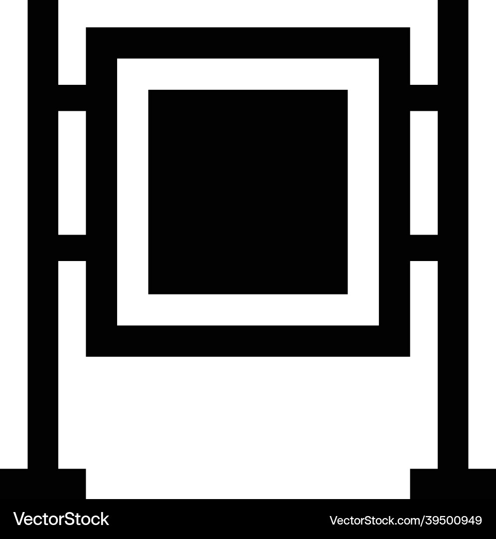 Display stand Royalty Free Vector Image - VectorStock